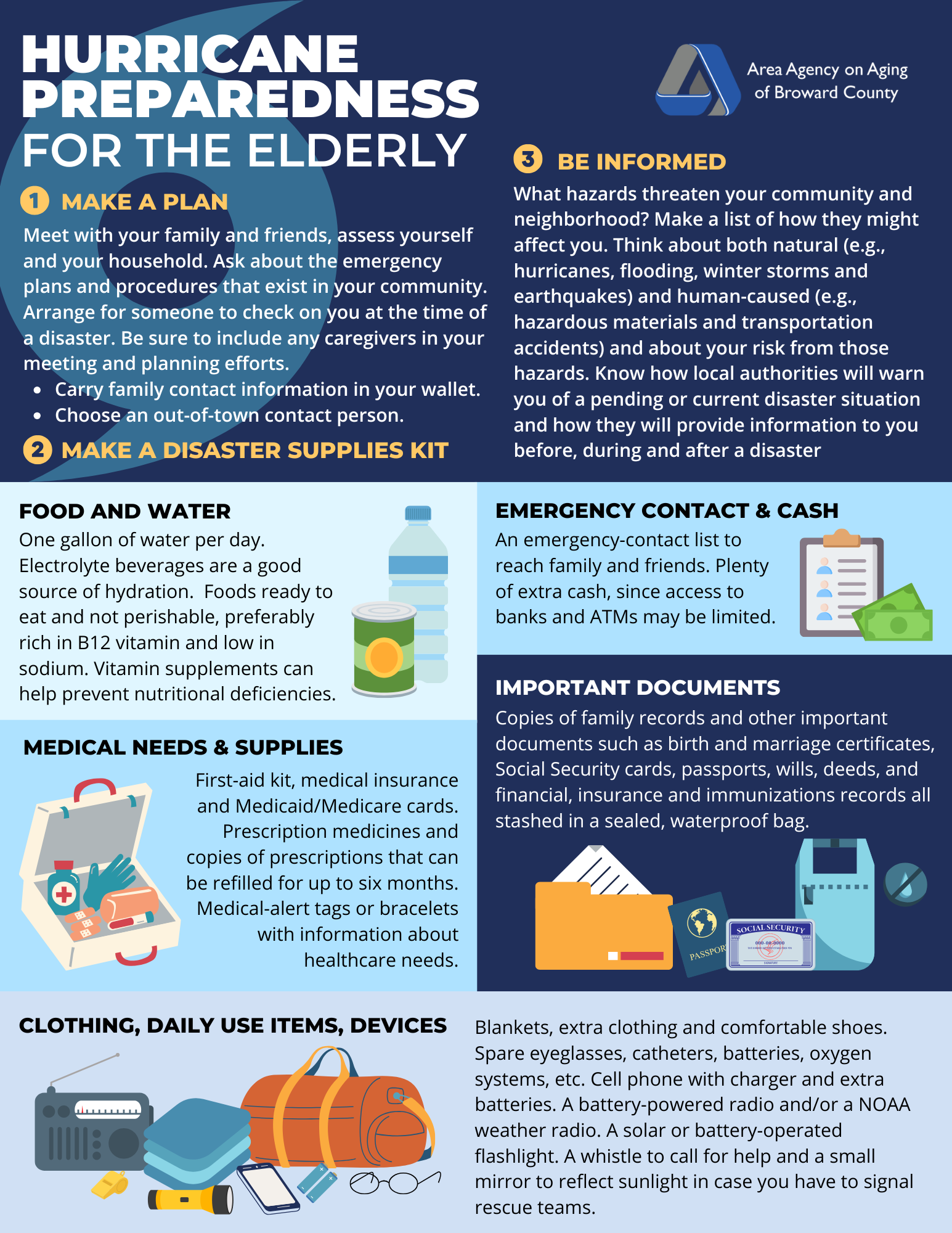 Emergency Preparedness | Area Agency on Aging Broward County