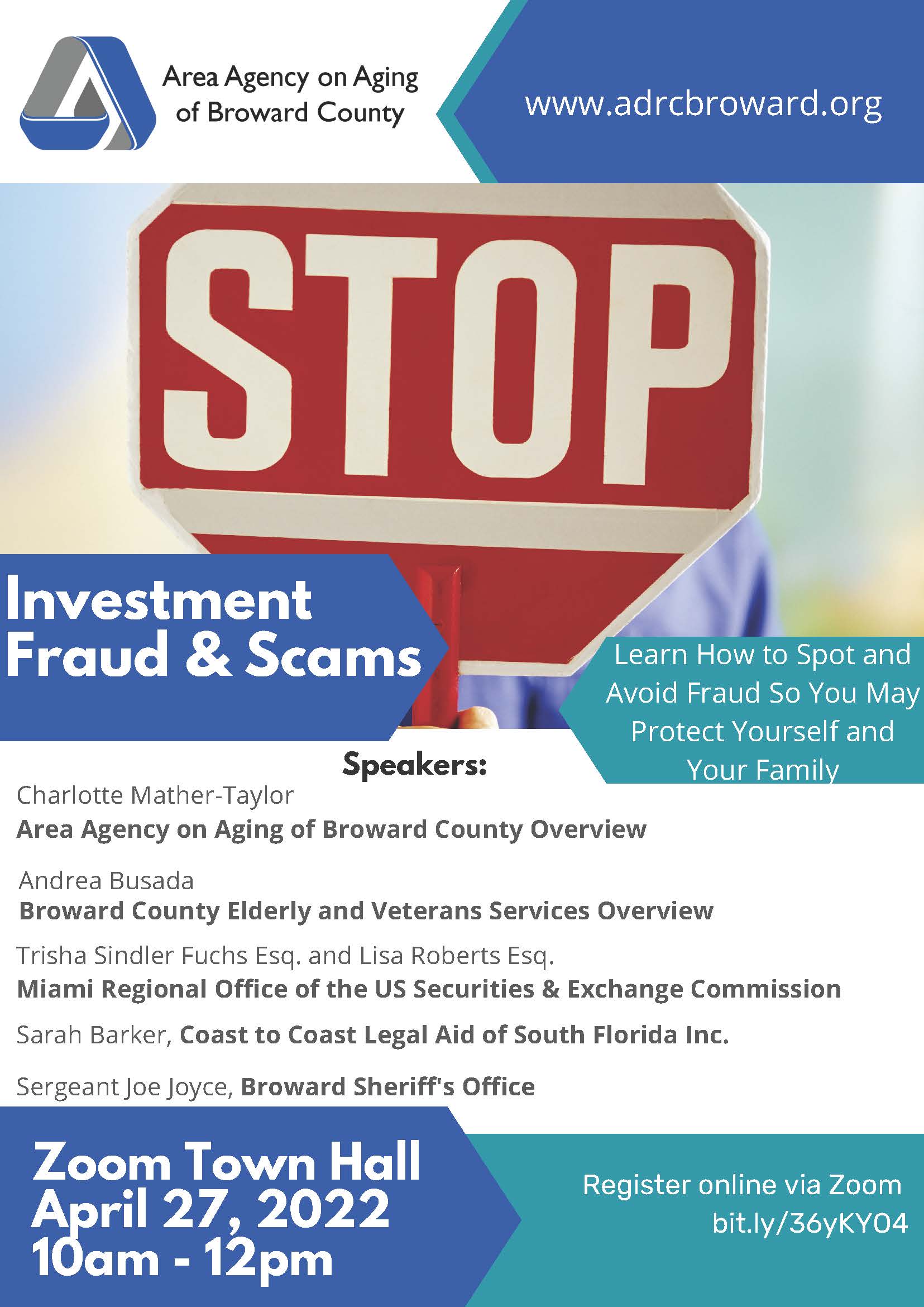 Area Agency on Aging Broward County | Investment Frauds and Scams